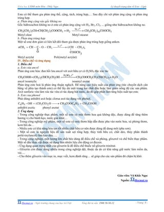 [123doc.vn] ly thuyet trong tam ve este - lipit - tai lieu bai giang pot | PDF