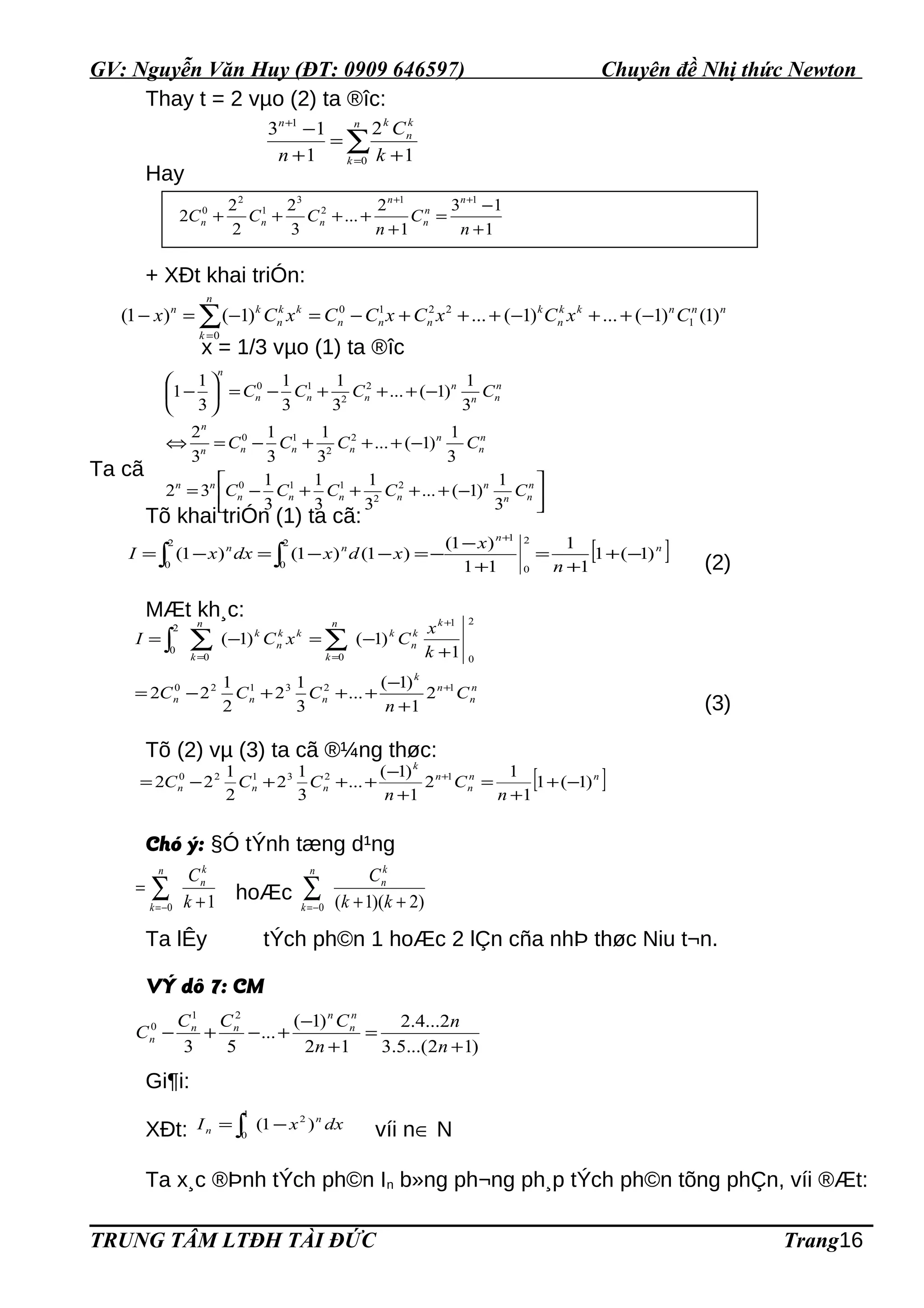 [123doc.vn] cac bai toan ve nhi thuc newton (autosaved) | DOC