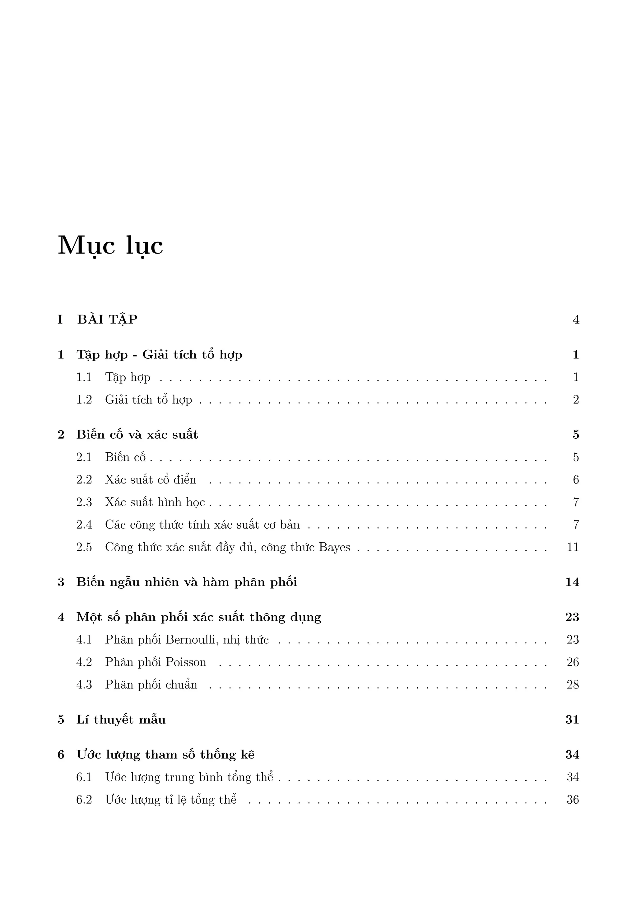 bai tap co loi giai xac suat thong ke | PDF