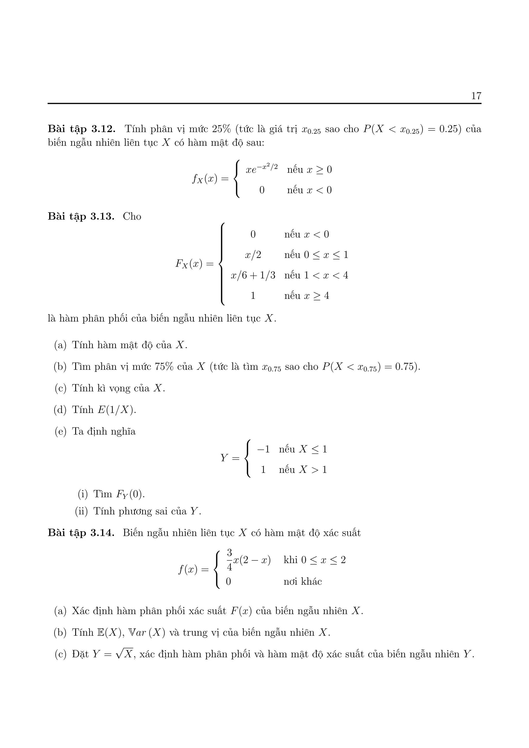bai tap co loi giai xac suat thong ke | PDF