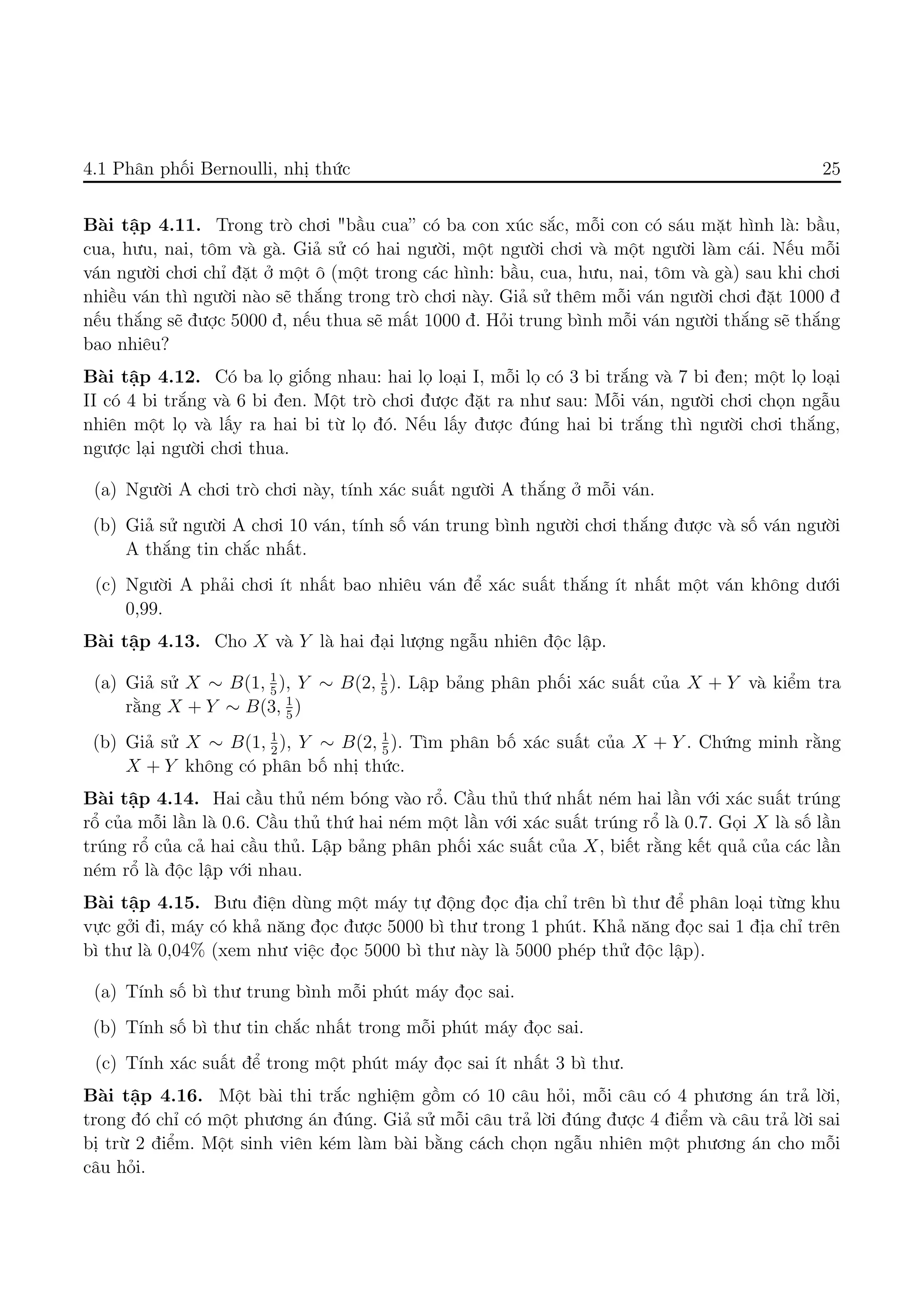 bai tap co loi giai xac suat thong ke | PDF