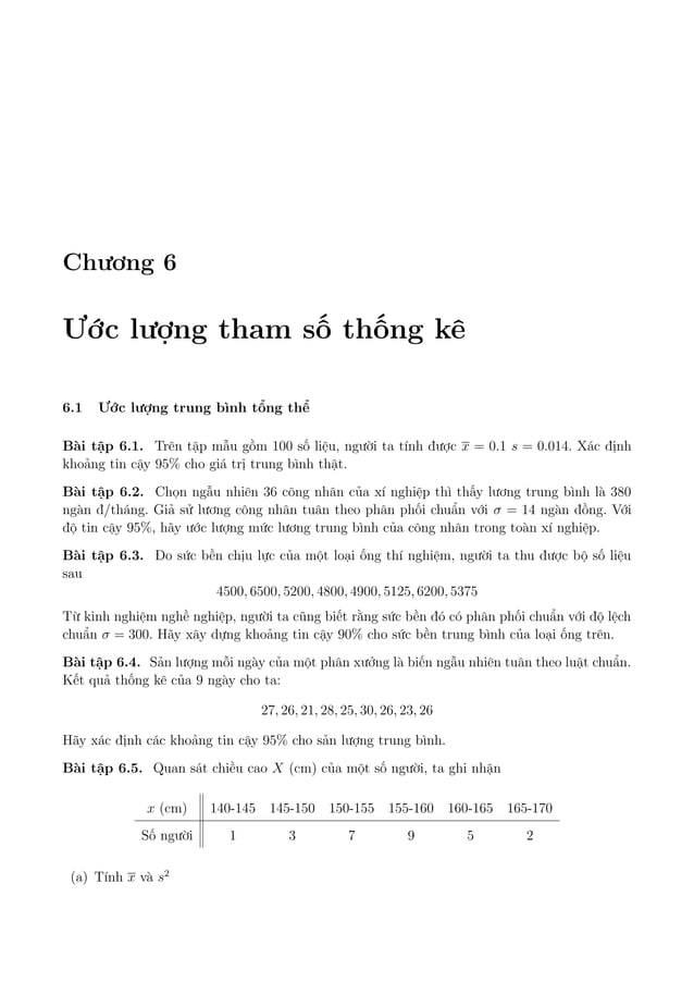 bai tap co loi giai xac suat thong ke | PDF