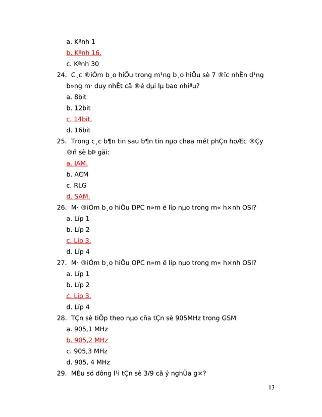 cau-hoi-trac-nghiem-thong-tin-di-dong | PDF