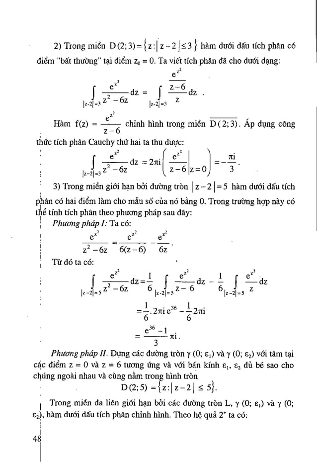 Hàm biến phức , Nguyễn Thủy Thanh ( function ) | PDF