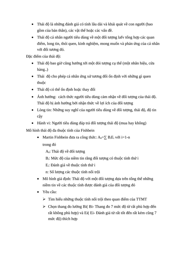 Đề cương hành vi khách hàng TMU mới nhất | PDF