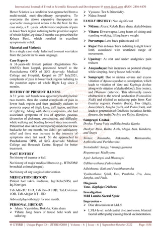 Effect of Kshara Basti in the Management of Gridhrasi A Case Study | PDF