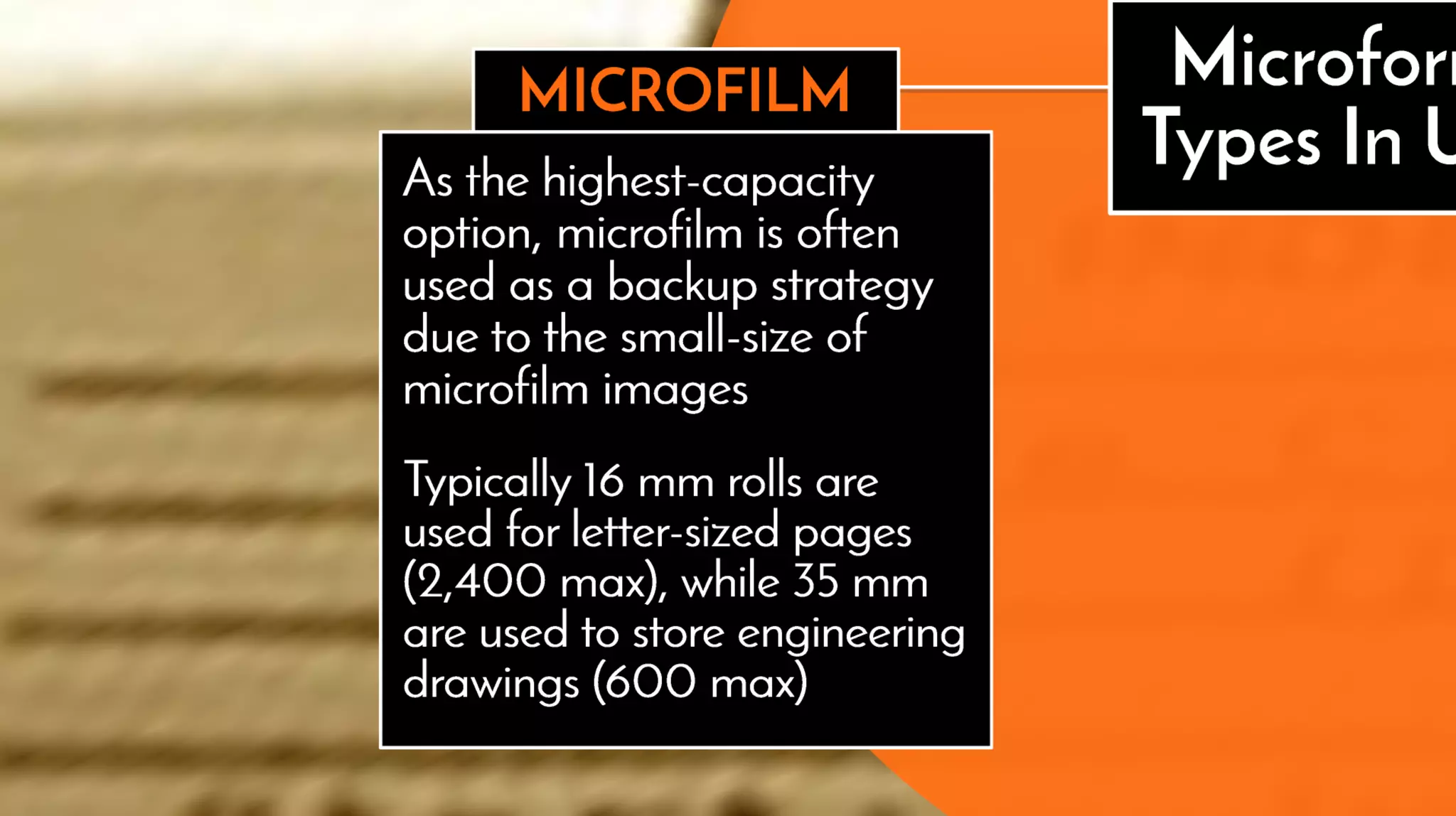 Microfilm Types, Differences, and Uses | PDF