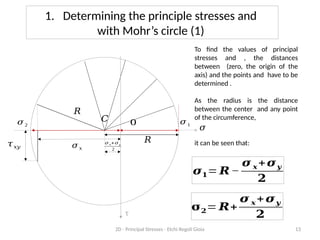 Mohrs circle and stress transformation equations | PPTX