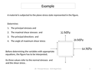 Mohrs circle and stress transformation equations | PPTX