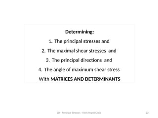 Mohrs circle and stress transformation equations | PPTX