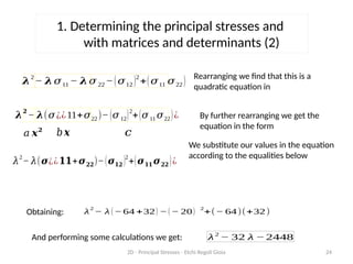 Mohrs circle and stress transformation equations | PPTX