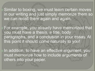 Quoting Outside Sources Using Sandwich or 1,2,3 Method | PPT