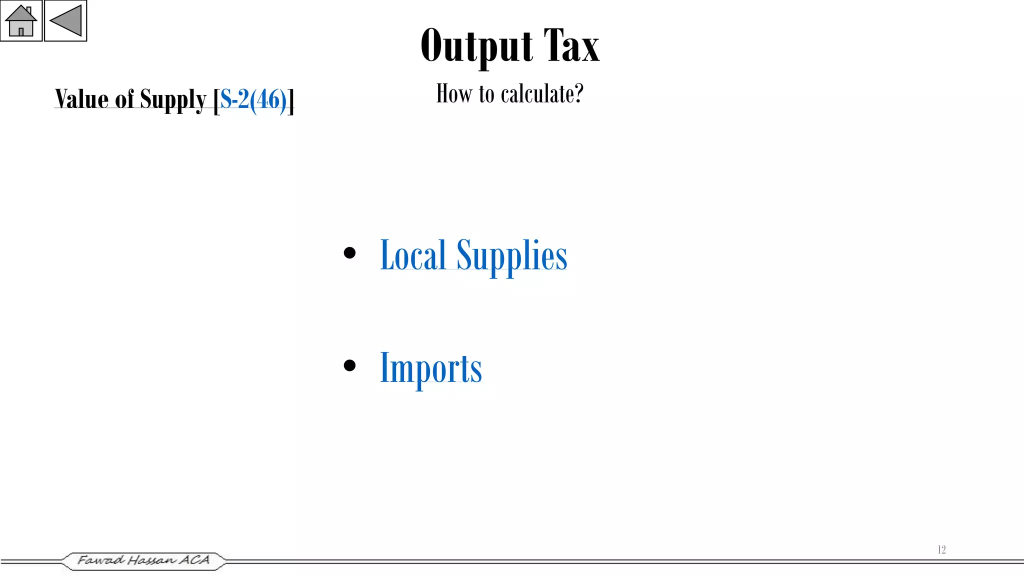 Sales Tax Law of Pakistan | PDF