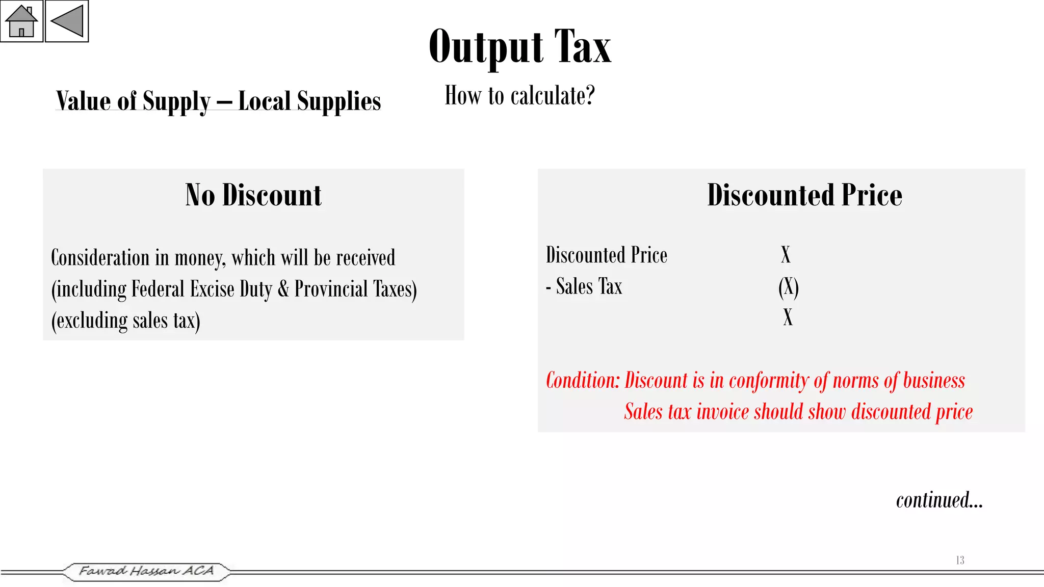 Sales Tax Law of Pakistan | PDF