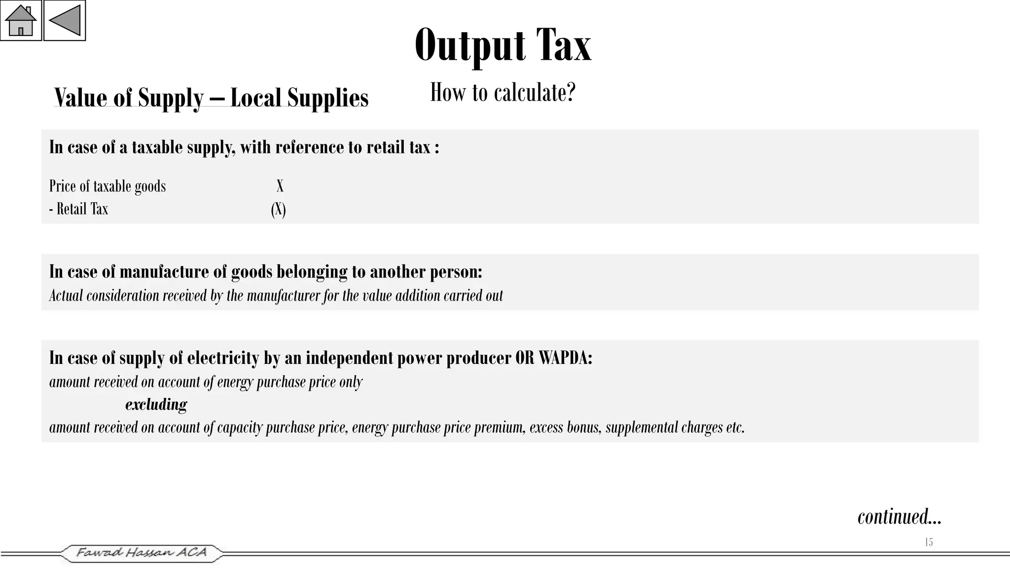 Sales Tax Law of Pakistan | PDF