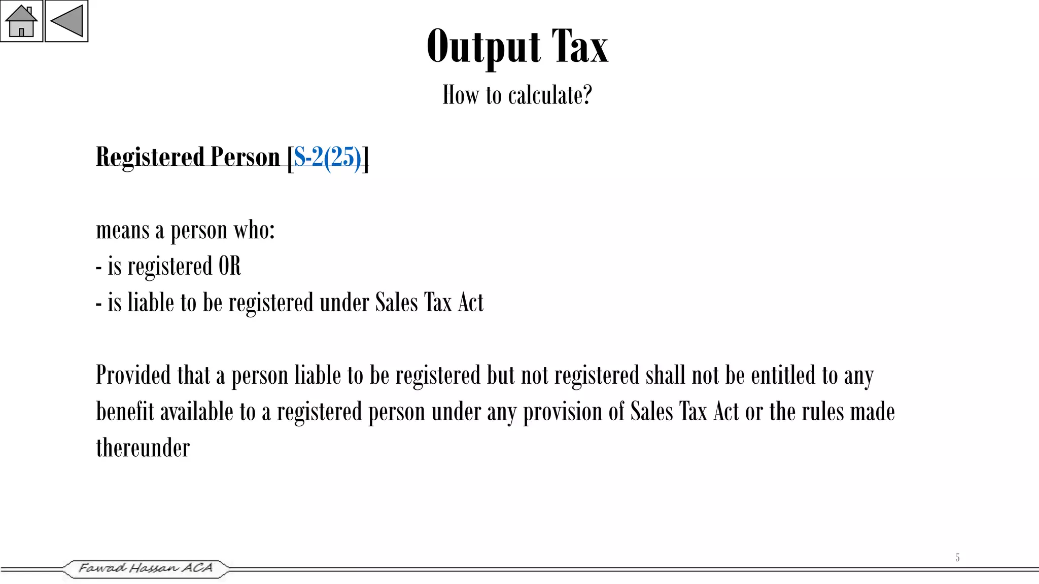 Sales Tax Law of Pakistan | PDF