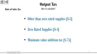 Sales Tax Law of Pakistan | PDF