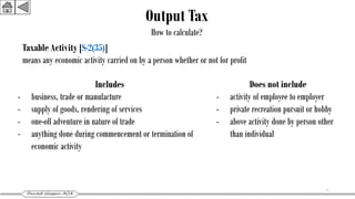 Sales Tax Law of Pakistan | PDF