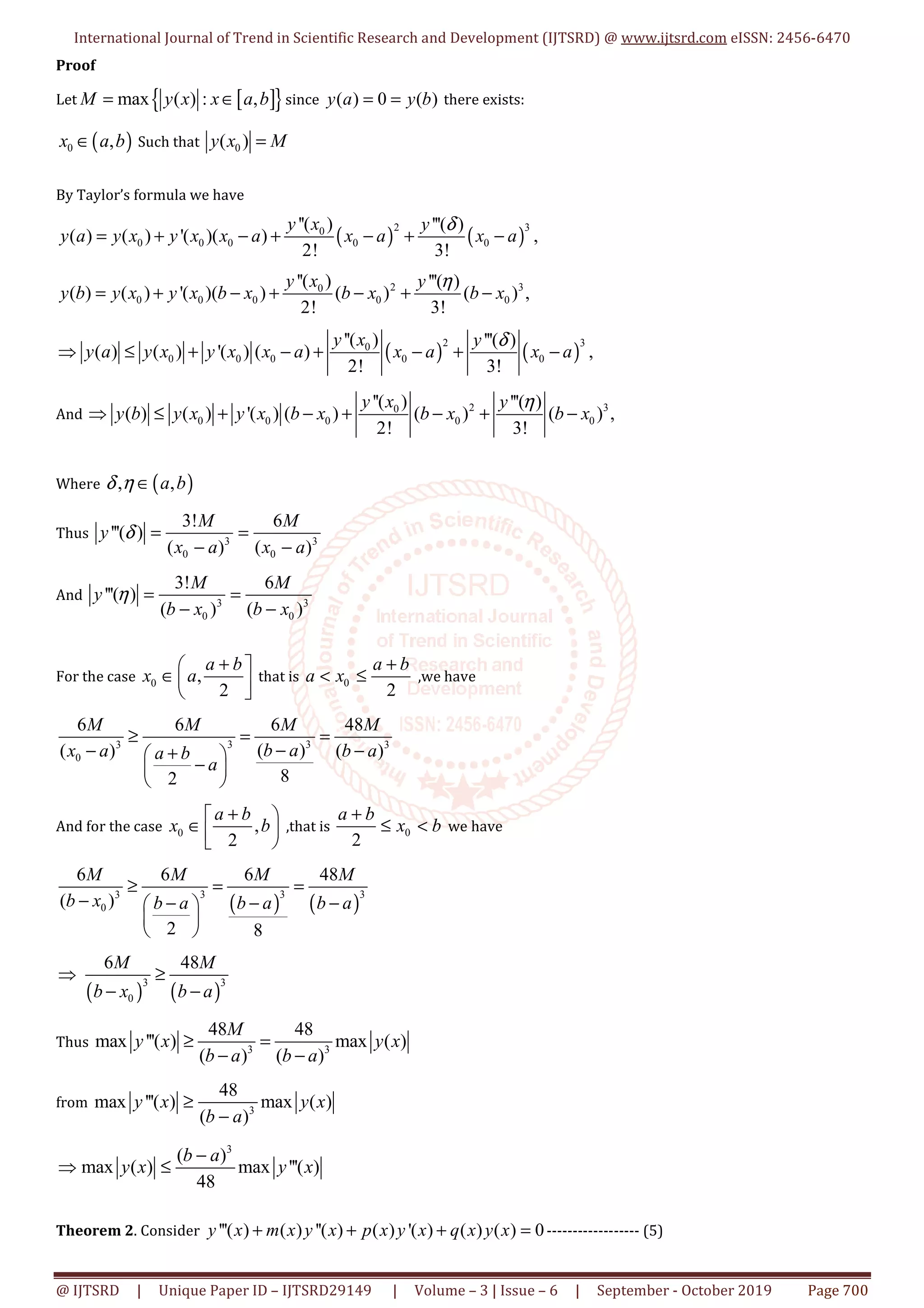 The Super Stability of Third Order Linear Ordinary Differential Homogeneous Equation with ...