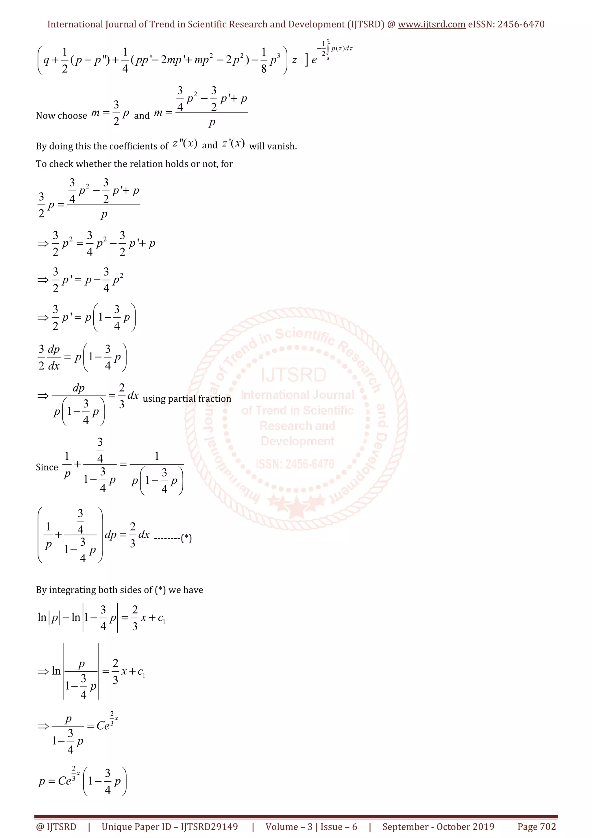 The Super Stability of Third Order Linear Ordinary Differential ...
