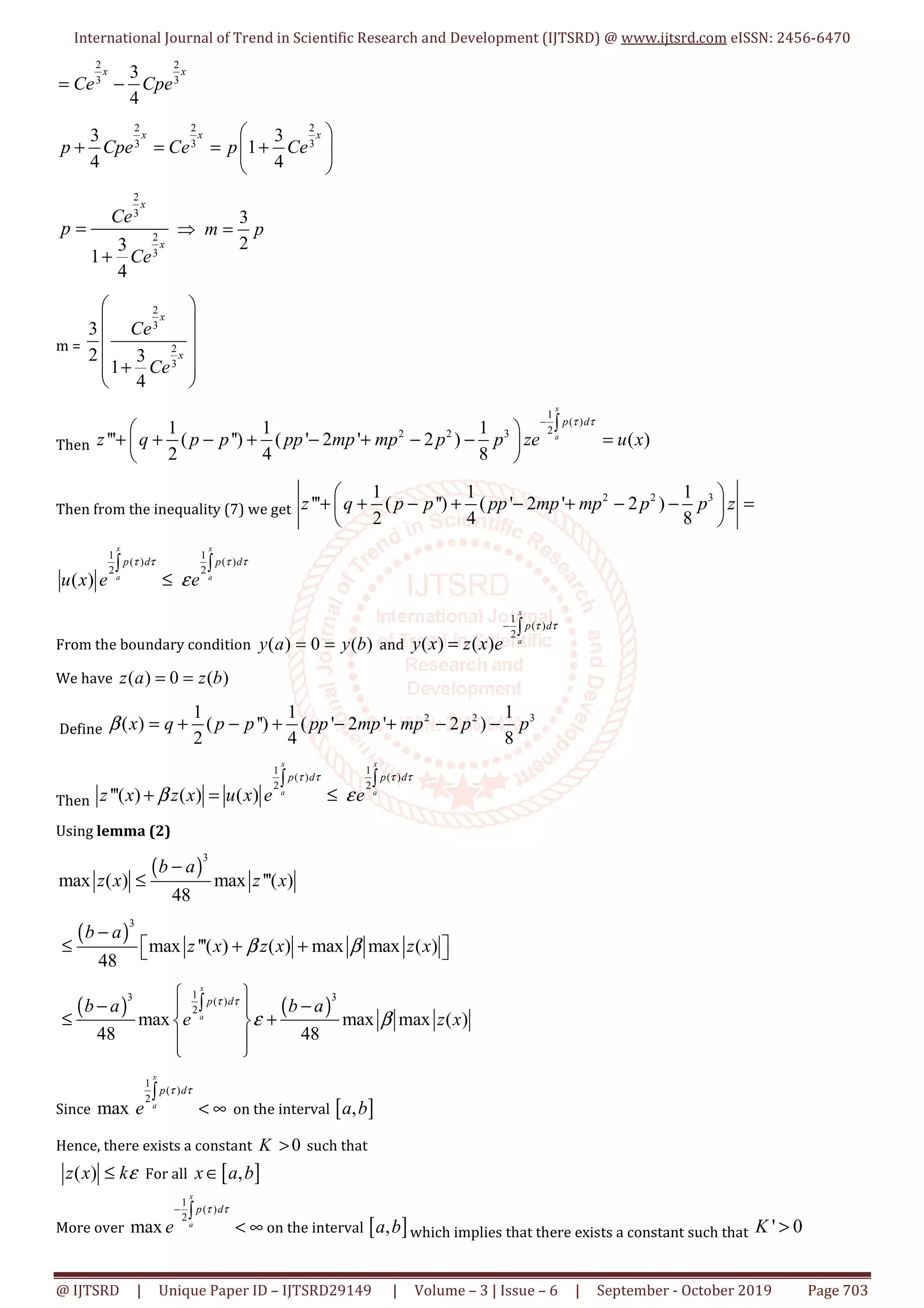 The Super Stability of Third Order Linear Ordinary Differential Homogeneous Equation with ...