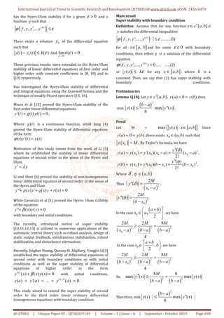 The Super Stability of Third Order Linear Ordinary Differential Homogeneous Equation with ...