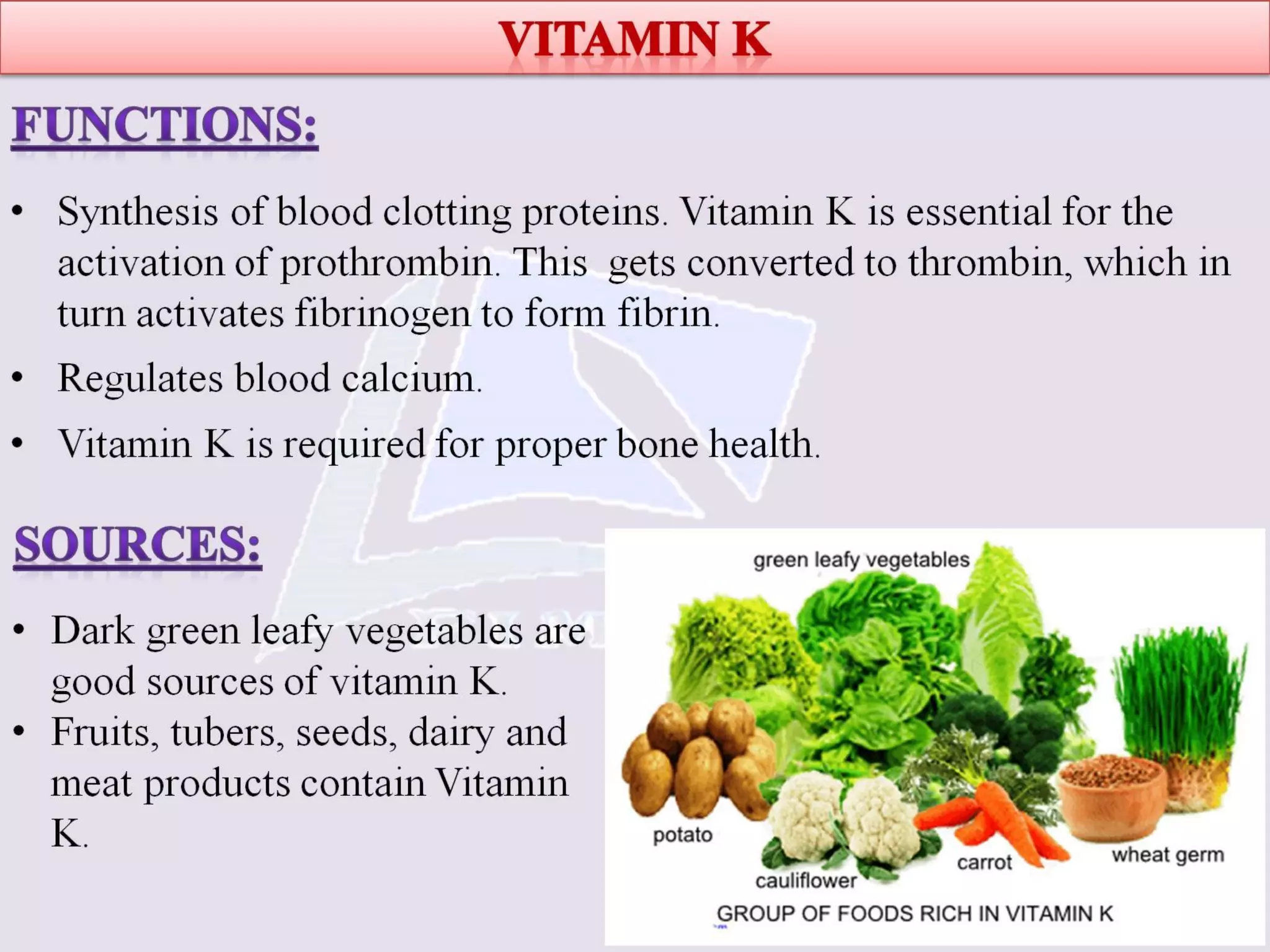 VITAMINS (Classification, sources, Functions, Requirement and ...