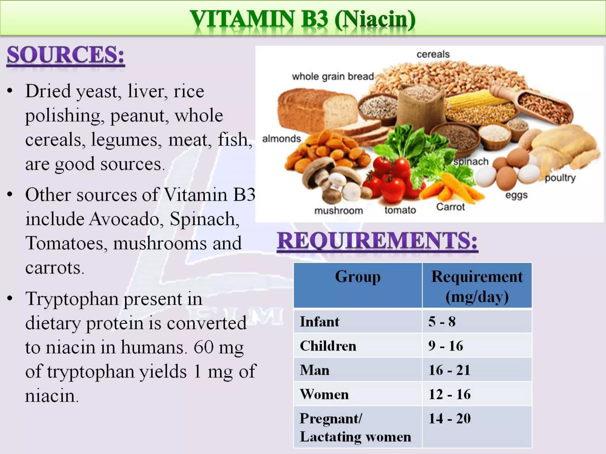 VITAMINS (Classification, sources, Functions, Requirement and Deficiency conditions) | PDF