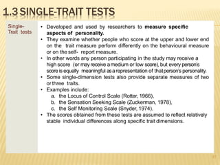 124. Personality Assessment | PPTX | Educational Assessment | Education