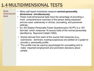 124. Personality Assessment | PPTX | Educational Assessment | Education