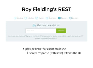 Sliding away from Roy Fielding's REST model (Filippos Vasilakis) | PPT