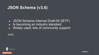 [MongoDB.local Bengaluru 2018] Just in Time Validation with JSON Schema | PPT