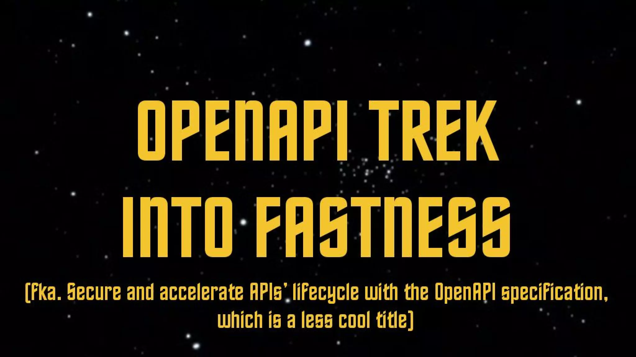 Secure And Accelerate Apis Lifecycle With The Openapi Specification Pdf