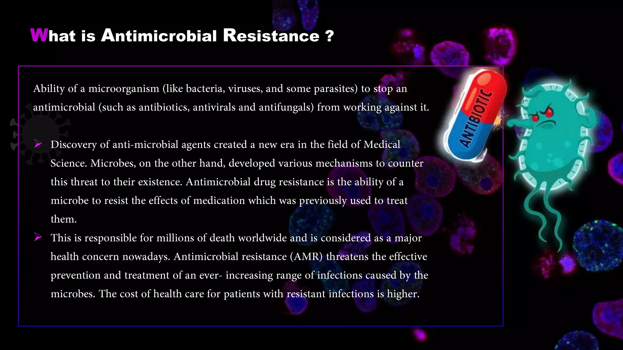 antimicrobial resistance | PPTX