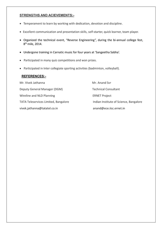 Nishanth(CV) final | PDF