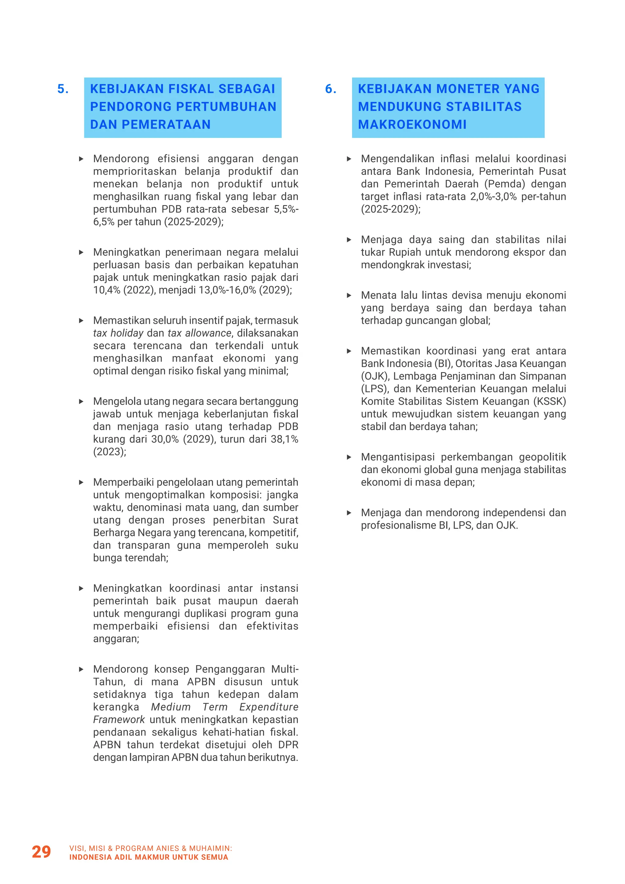 VISI MISI PASLON 01 - ANIES BASWEDAN - CAK IMIN | PDF