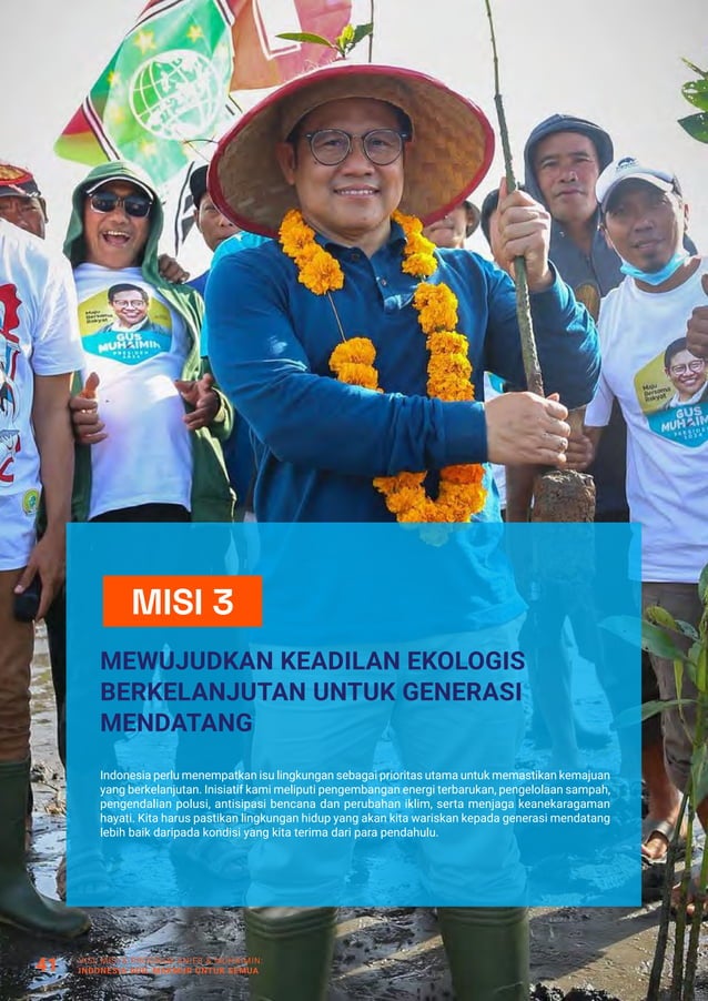 VISI MISI PASLON 01 - ANIES BASWEDAN - CAK IMIN | PDF