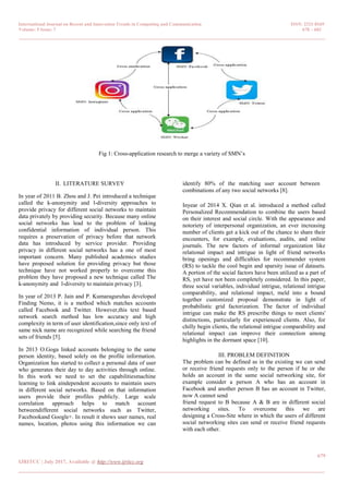 Cross-Site Bonding of Anonymous Users in Multiple Social Media Networks | PDF | Social ...