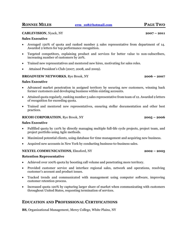 Ronnie Resume2 (1) | PDF