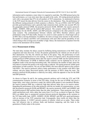 PERFORMANCE ANALYSIS OF ROUTING PROTOCOLS WITH ROADSIDE UNIT INFRASTRUCTURE IN A VEHICULAR AD ...