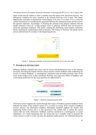 CONSTRAINT-BASED AND FUZZY LOGIC STUDENT MODELING FOR ARABIC GRAMMAR | PDF