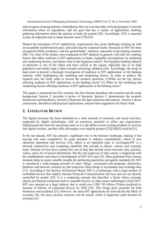 MEDIATING AND MODERATING FACTORS AFFECTING READINESS TO IOT ...