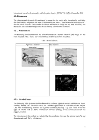 Multiple Image Watermarking based on SVD : Improving Capacity and Imperceptibility | PDF ...