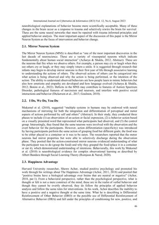 MIRROR, MIRROR, IN MY MIND: AN ETHOLOGICAL APPROACH TO SHAPING STUDENT BEHAVIOR | PDF