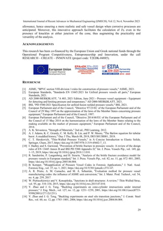 ENHANCEMENTS TO THE EUROPEAN PRESSURE VESSEL CODES: A FOCUS ON CONICAL ...