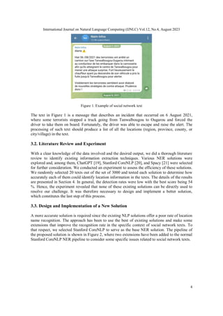 HIGH ACCURACY LOCATION INFORMATION EXTRACTION FROM SOCIAL NETWORK TEXTS ...