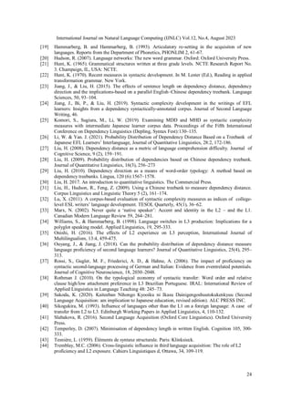 Language Distance and L3 Japanese Acquisition in Morphosyntactic Module | PDF