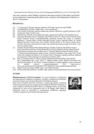 Object Capability Model for Tee: A Cheri Based Compartmentalization Approach | PDF