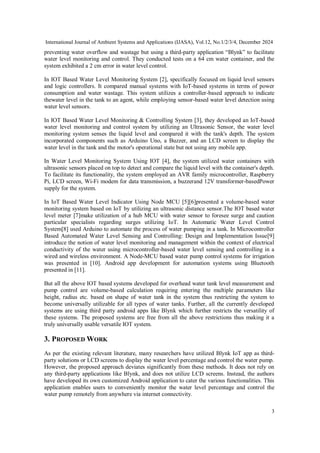 HEIGHT BASED WATER LEVEL INDICATOR AND PUMP CONTROL IOT SYSTEM WITH ...