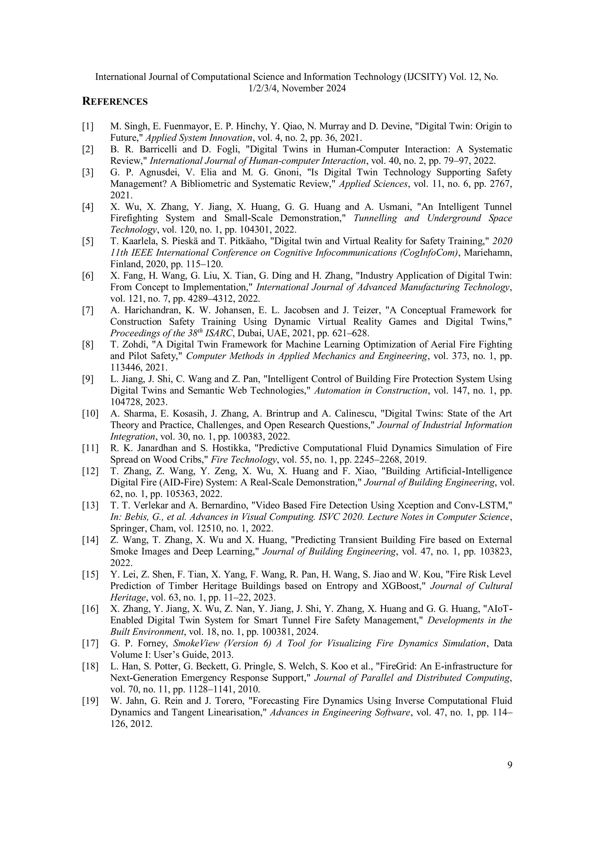 Revolutionizing Firefighting Training with Digital Twins: Real-Time Fire Spread Simulation and ...